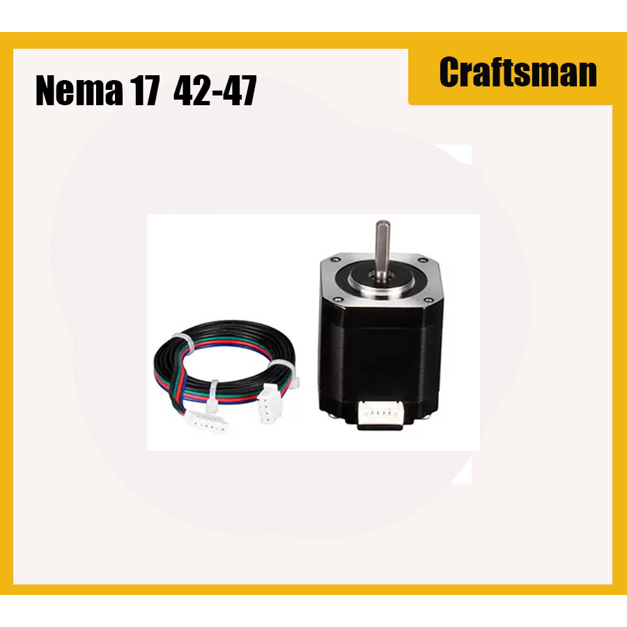 3d อุปกรณ์เสริมเครื่องพิมพ์ Nema 17 42 Stepper Motor 42X47mm Mini ...