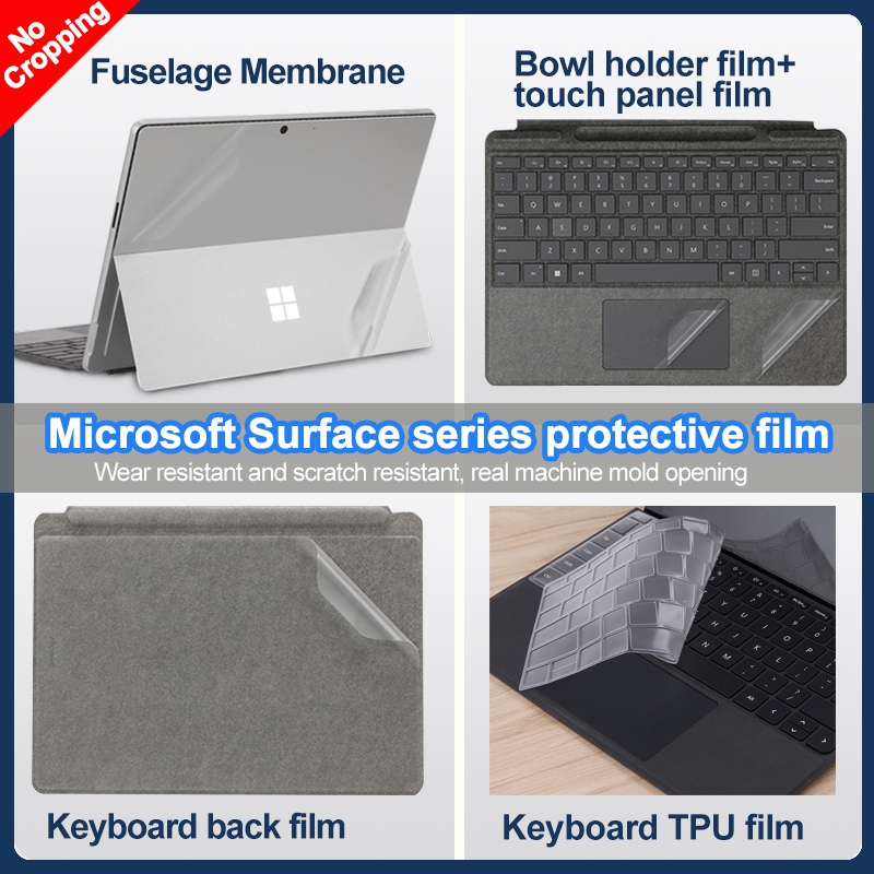 ตัวป ้ องกันครบชุดสําหรับ Microsoft Surface Pro1/ Pro2/Pro3/Pro4/Pro5/Pro6/Pro7/Pro8สติ ๊ กเกอร ...