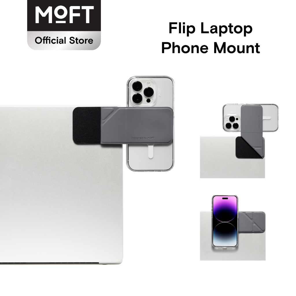 MOFT Flip Laptop Phone Mount อุปกรณ์สำหรับยึดติด Smartphone เข้ากับ Laptop แบบแม่เหล็ก | Shopee ...