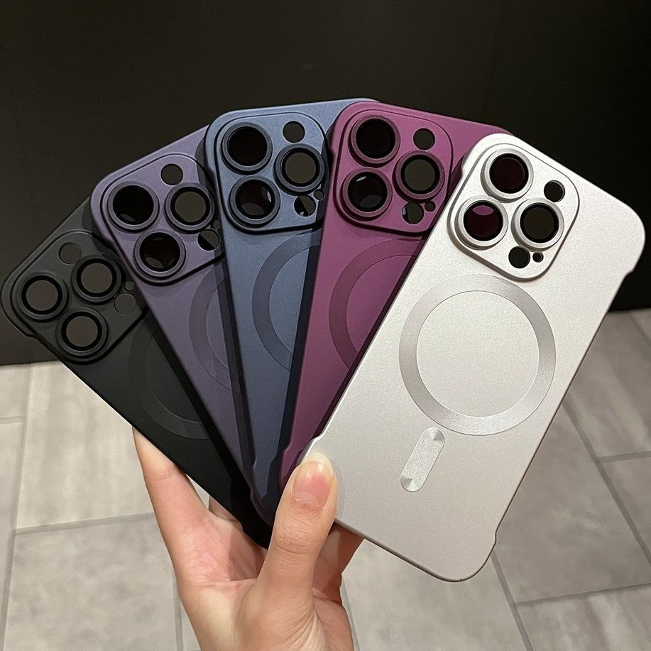Magnetic Mirror Guard Bezel-less สําหรับ 14promax เคสโทรศัพท ์ Slim ...