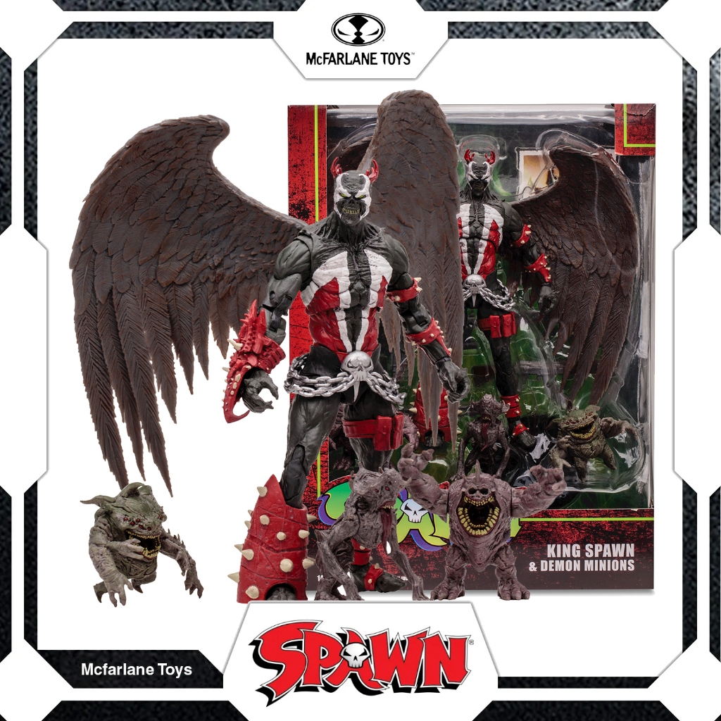Mcfarlane Toys SPAWN Comic SeriesKING SPAWN & DEMON MINIONS 7 นิ้ว ...