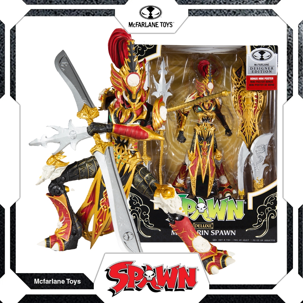 Mcfarlane Toys SPAWN Comics MANDARIN SPAWN DELUXE 7 นิ้วเคลื่อนย้ายได้รูปตุ๊กตา Handle | Shopee ...
