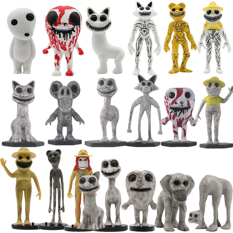 6 ชิ้น/8 ชิ้น Zoonomaly Monster อะนิเมะรูปตุ๊กตา Zoon เกมหุ่นสยองขวัญ ...