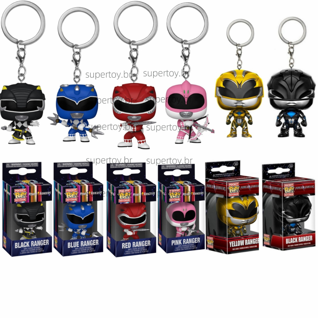 Funko Pop! พวงกุญแจ Mighty Morphin Power Rangers ครบรอบ 30 ปี - Red ...