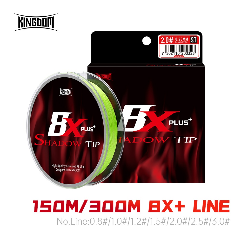Kingdom Fishing Lines 8 Strands Braided PE Line Super Stiff and Strong ...