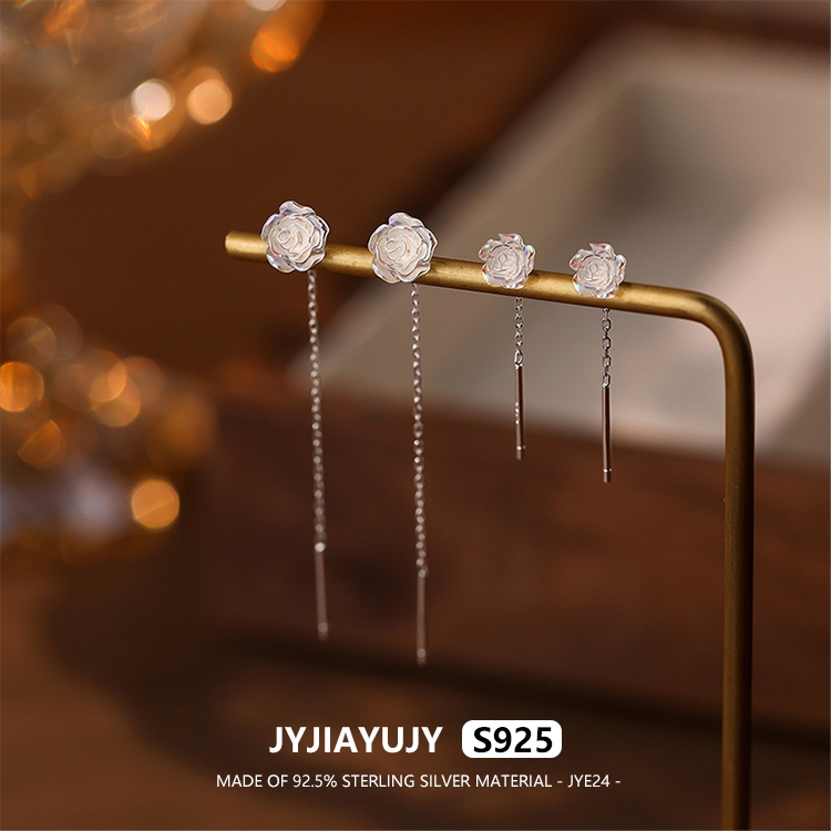 Jyjiayujy 100% ทั้งเดิมเงินสเตอร์ลิง S925 หู Threader ในสต็อกคุณภาพสูงแฟชั่น Hypoallergenic ...