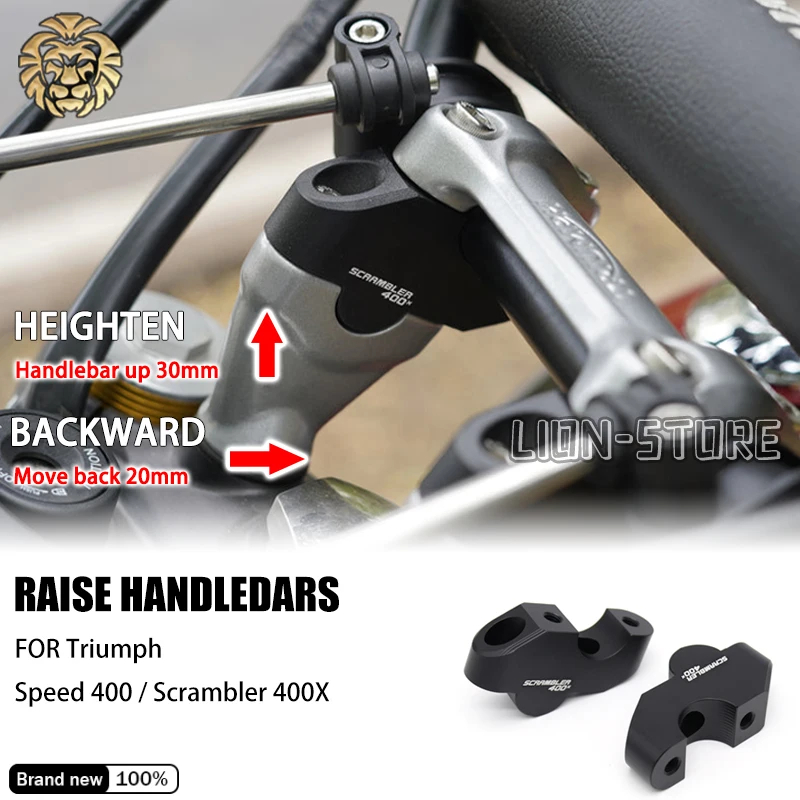 （มีสินค้า）สําหรับ Triumph Speed 400 Speed400 อุปกรณ ์ เสริม handlebar ...