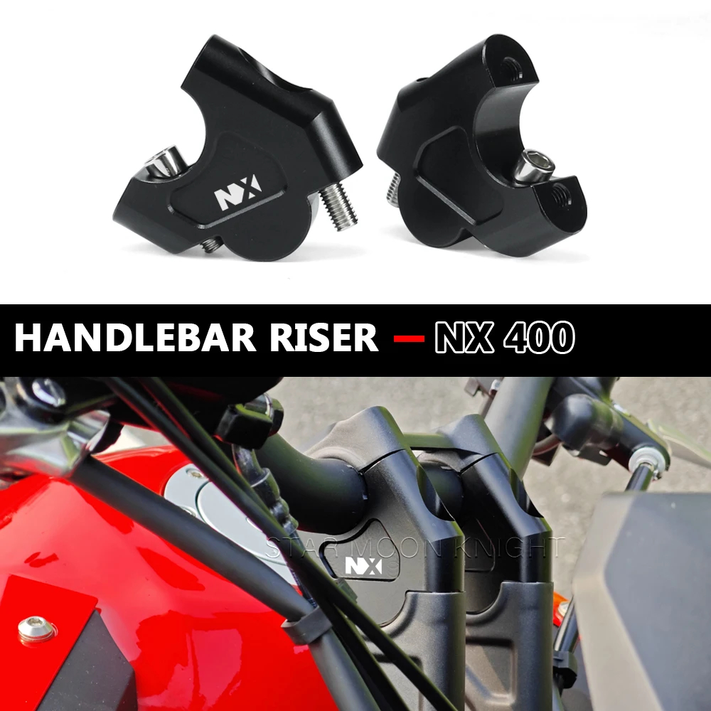 แฮนด์รถจักรยานยนต์ Riser สําหรับ Honda NX400 NX 400 NX500 NX 500 อุปกรณ์เสริมบาร์ CNC อลูมิเนียม ...