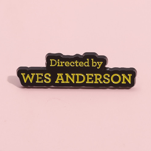 Wes Anderson เข็มกลัด Pins Director ภาพยนตร์เข็มกลัดป้ายโลหะกระเป๋าเป้ ...