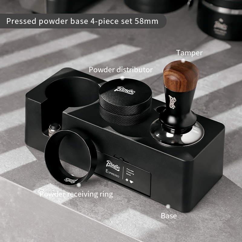 Bincoo Coffee Tamper Set Coffee Tamper Base Powder Spreader Tamping ...