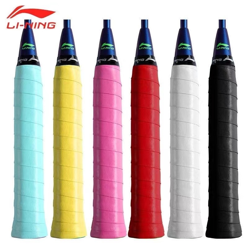 ด้ามจับแบดมินตัน LiNing Racket PU Overgrip Tennis Anti-Slip ดูดซับ ...