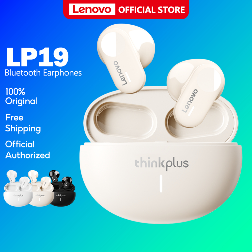 Lenovo LP19 หูฟังไร ้ สายบลูทูธกึ ่ งในหู Hifi สเตอริโอกันน ้ ํา ...