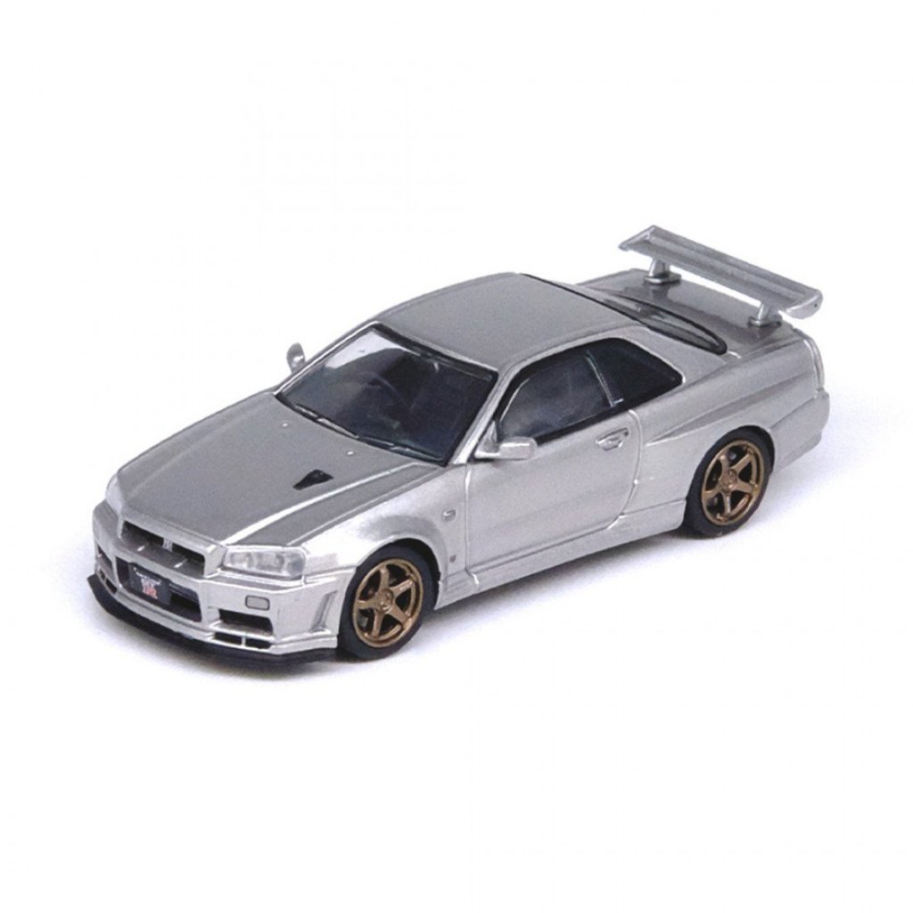 Inno64 IN64-R34VS-SIL 1/64 NISSAN SKYLINE GT-R R34 V-SPEC II SILVER ...