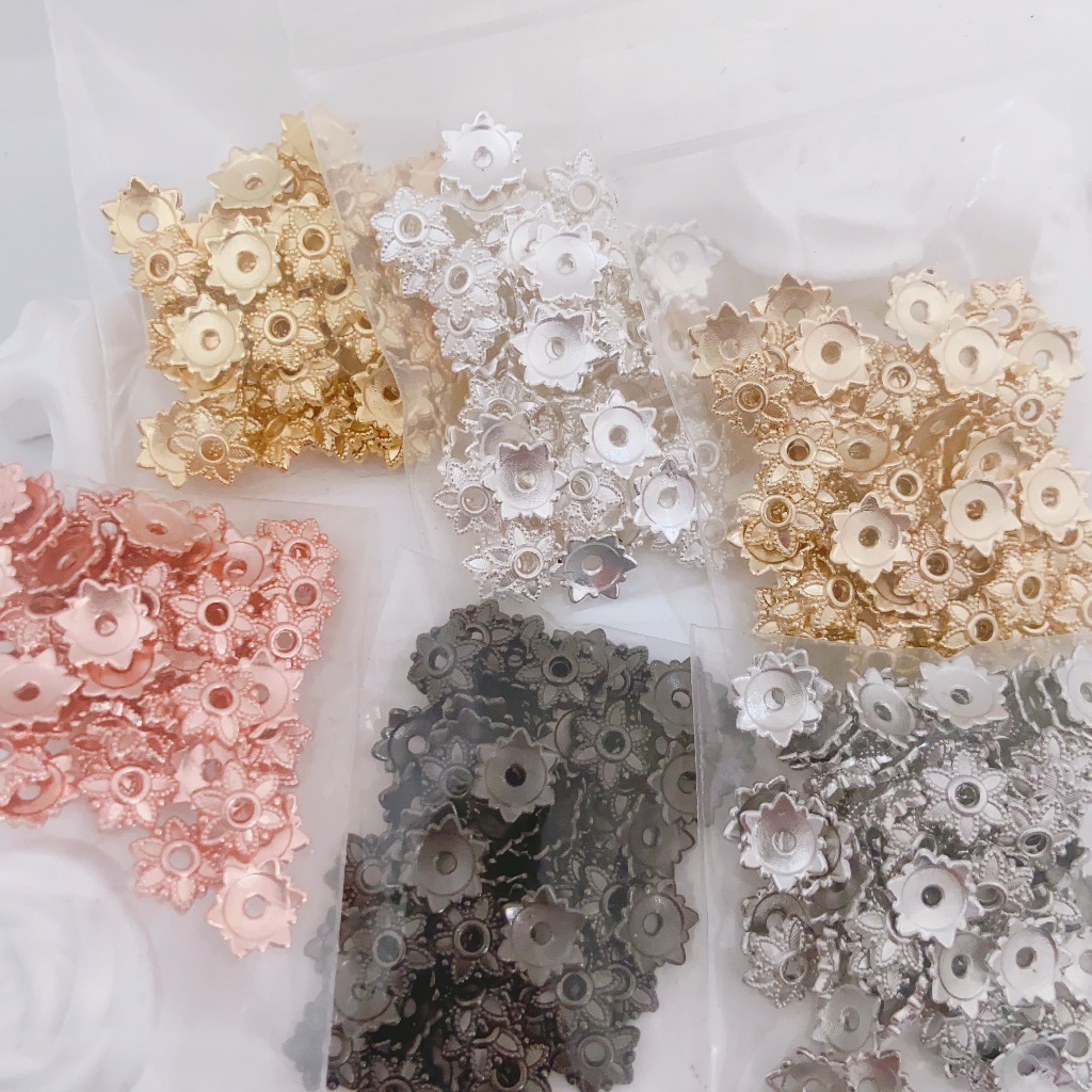 A0007 [ฟรีโมโนโครม 50 ชิ้นสําหรับการสั่งซื้อมากกว่า 100 ชิ้น] อุปกรณ์เครื่องประดับ DIY 14K สี ...