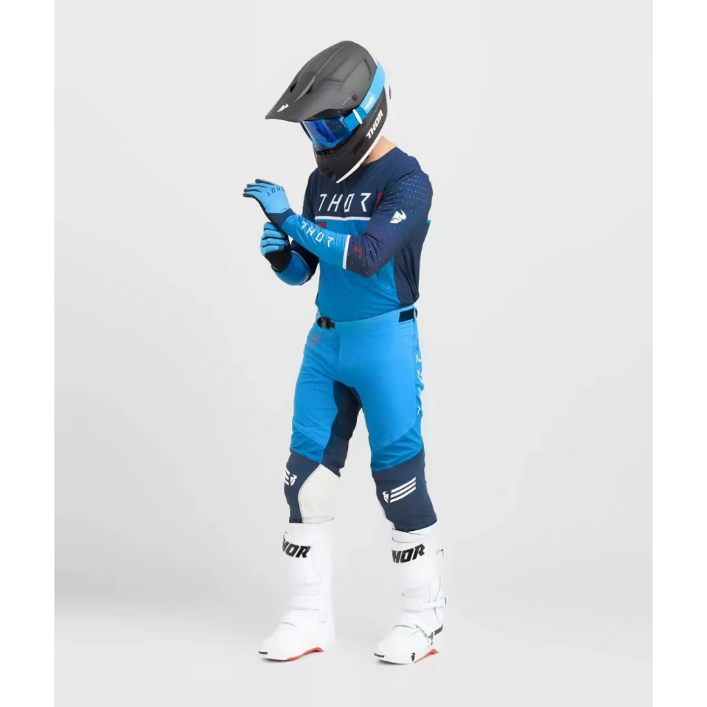 Thor MX PRIME DRIVE BLUE 2024 MOTOCROSS GEAR SET เสื ้ อเจอร ์ ซีย ์ ...
