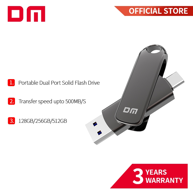 Fs530 ความเร ็ วสูง Dual Port Type C Solid Flash Drive ความเร ็ วการถ ่ ...