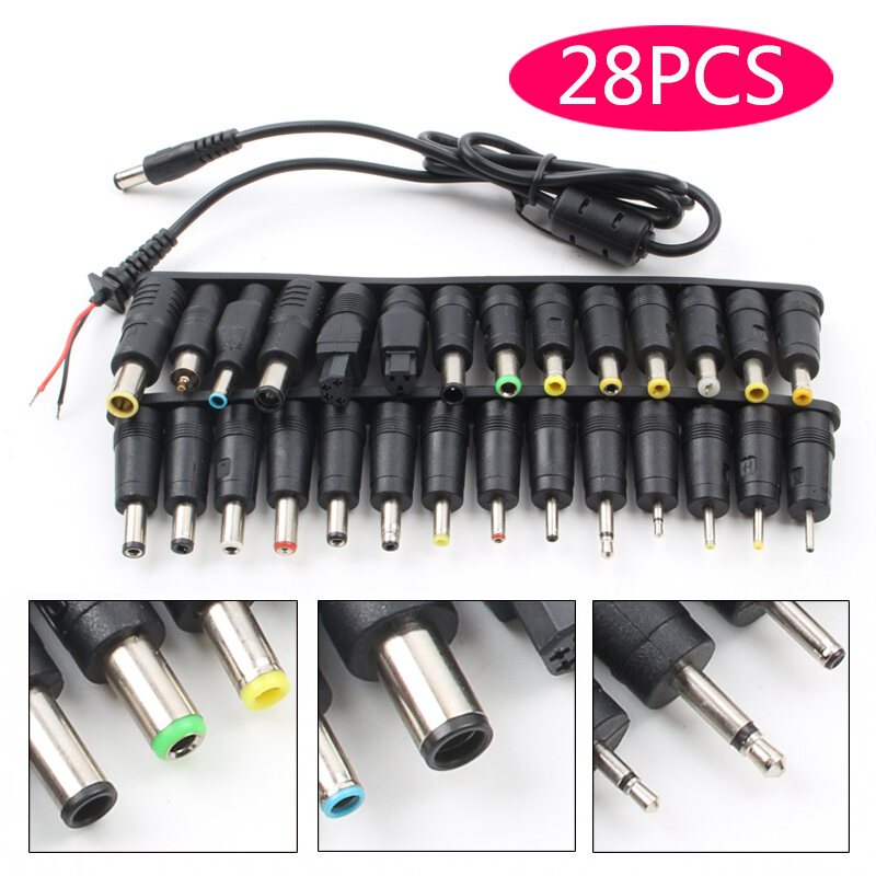 Nice-power 28pcs Universal AC DC Jack Charger Connector Plug สําหรับ ...