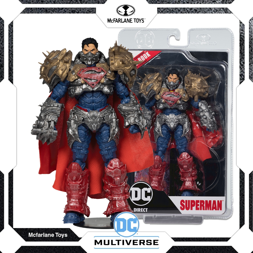 ของเล่น McFarlane SUPERMAN 7′′ พร้อม SUPERMAN: GHOSTS OF KRYPTON COMIC (PAGE PUNCHERS) DC ...