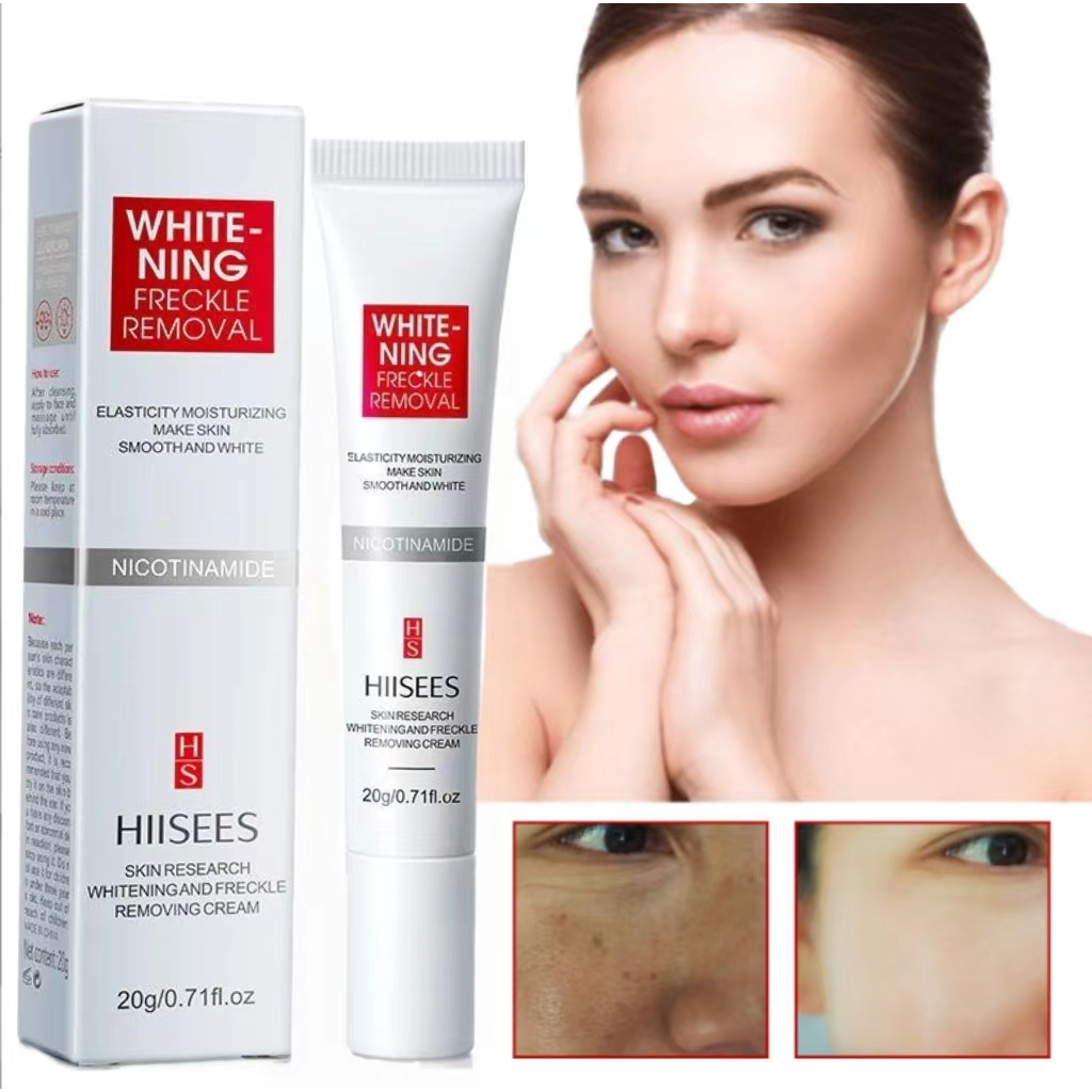 Hiisees ไวท์เทนนิ่ง และต่อต้านริ้วรอย ครีม ลดจุดด่างดํา และจุดด่างดํา ...