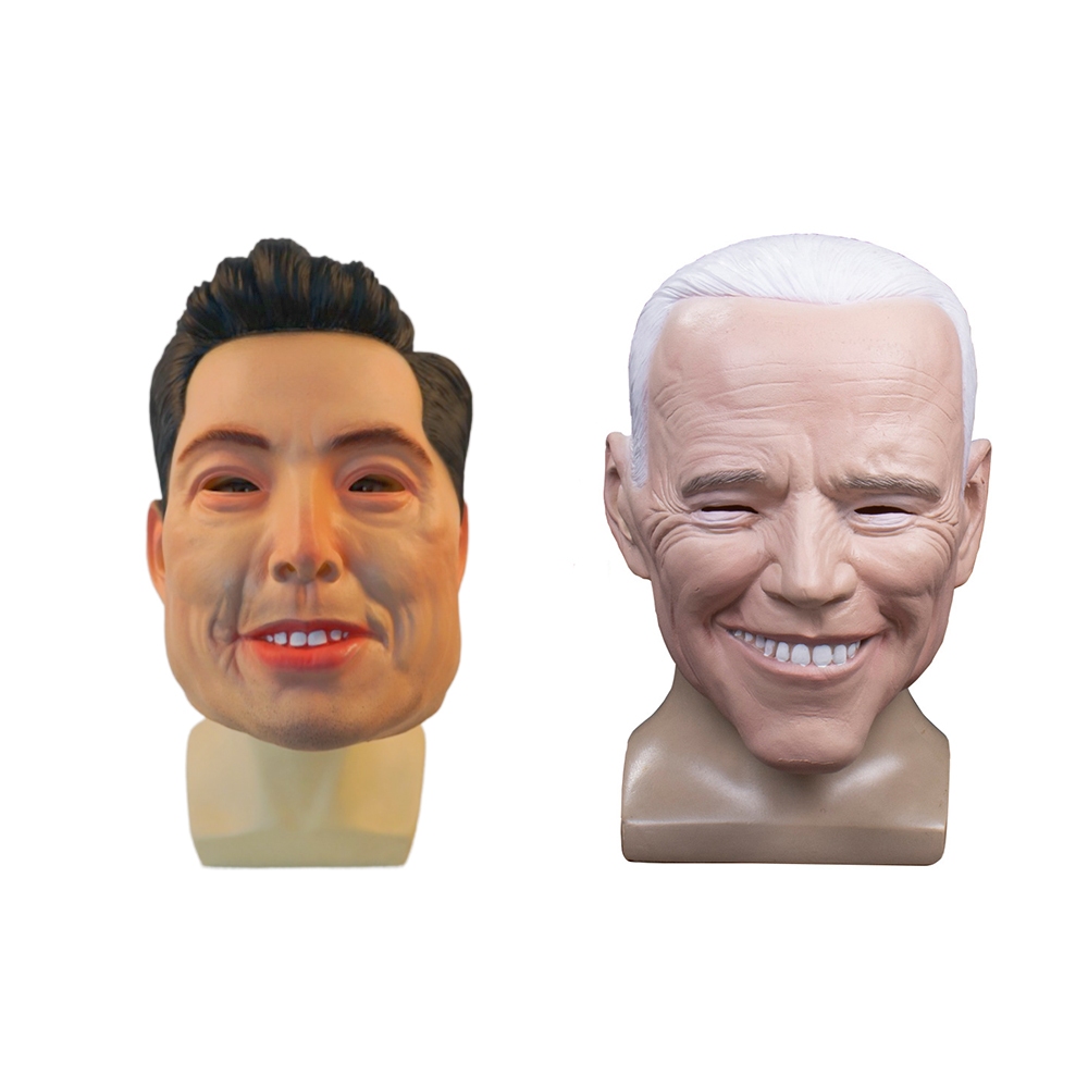 พร้อมส่ง Visible Series - 3D Celebrity Full Face Mask Elon Reeve Musk ...