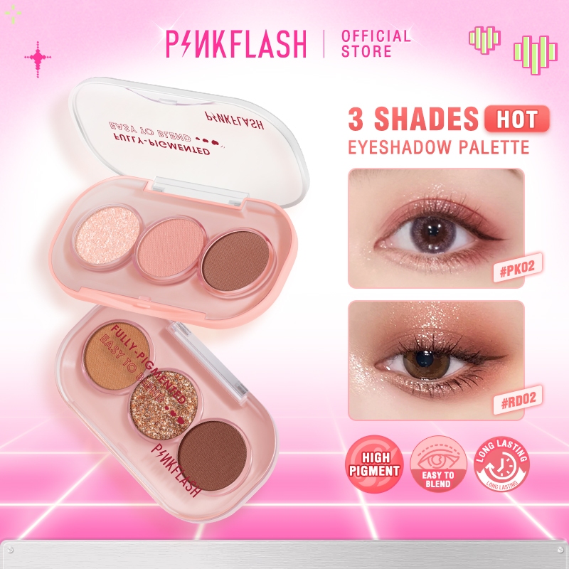 Pinkflash PINKGAME พาเลทอายแชโดว์เกม สีชมพู 11 เฉดสี | Shopee Thailand