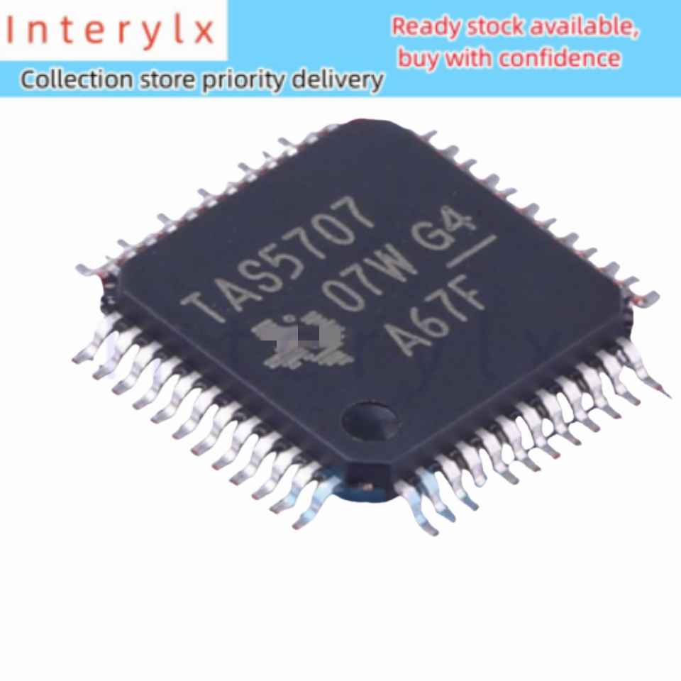 2 ชิ ้ น/lot TAS5707PHPR TAS5707 TI HTQFP48 เครื ่ องขยายเสียงเสียงชิป ...