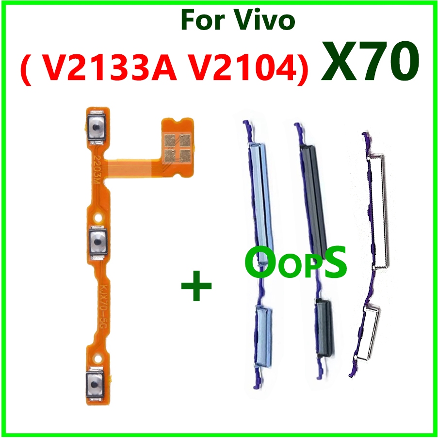 สําหรับ VIVO X70 V2133A V2104 ปริมาณเปิดปิดปุ่ม flex ปุ่มด้านข้างสาย ...
