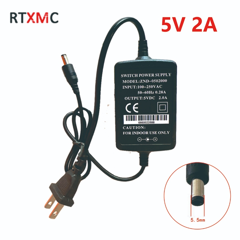 Fiber Switch Power Adapter 5V2A Power DC AC Adapter Switch Media ...