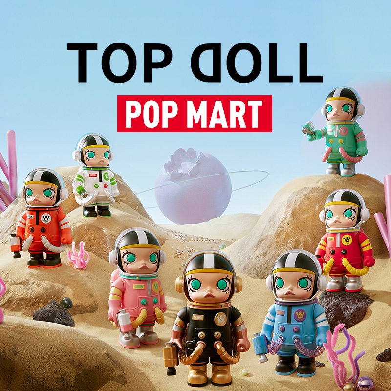 Pop MART MEGA Collection 400 % Space Molly Return Collection | Shopee ...