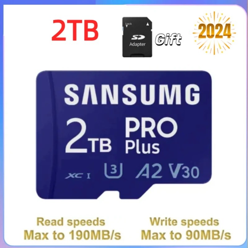 Original Micro SD การ์ด 2TB 1TB Memori การ์ดหน่วยความจํา Class 10 TF ...