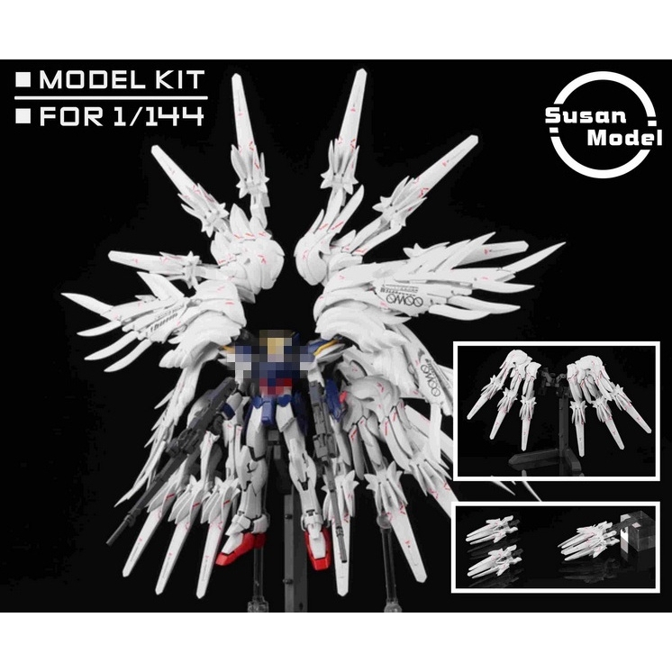 Susan 1/144 SNOW WHITE สําหรับ WING Zero RG HG FAG WING FEATHER | Shopee Thailand