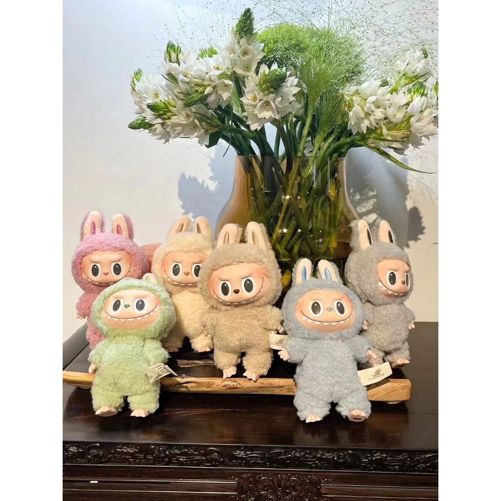1pcs PopMart original labubu heart Macaro series toffee blindbox ...