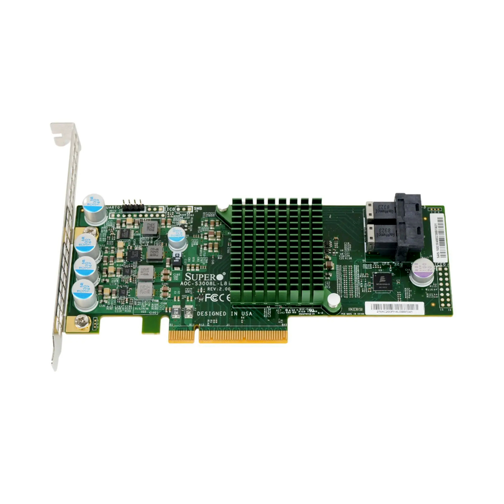 Lsi SAS3008 9300-8i SATA / SAS HBA Controller 12Gbps 8-Port IT-Mode ZFS TrueNAS Supermicro ...