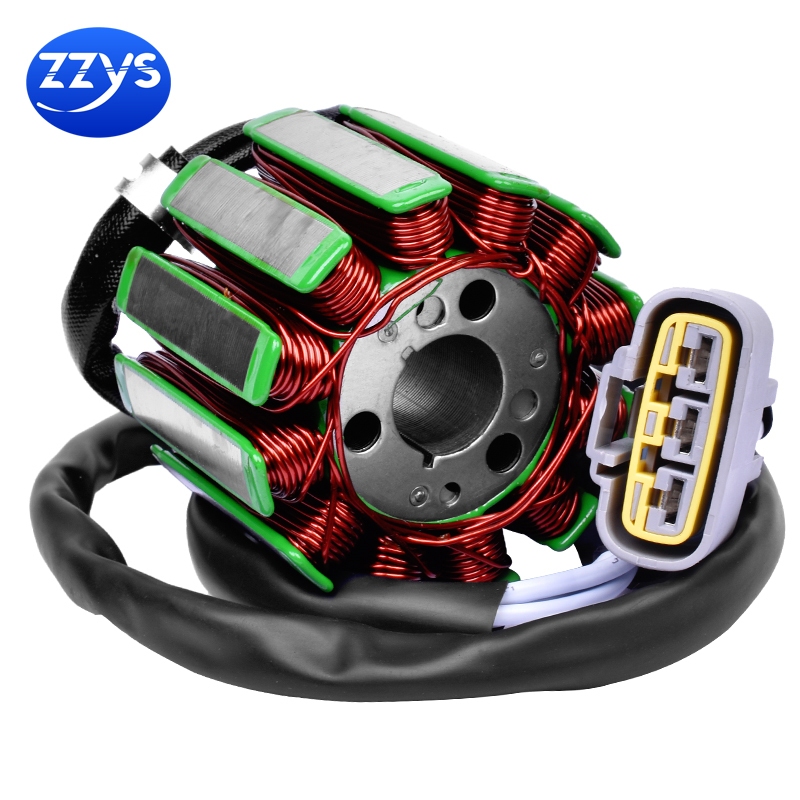 ทนทานรถจักรยานยนต์เครื่องกําเนิดไฟฟ้าแม่เหล็ก Stator Coil สําหรับ ...