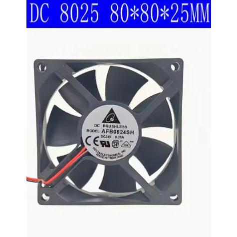 พัดลมอินเวอร์เตอร์ Delta 8025 24V 0.33 A 8 ซม. 80 * 80 * 25 มม. ...