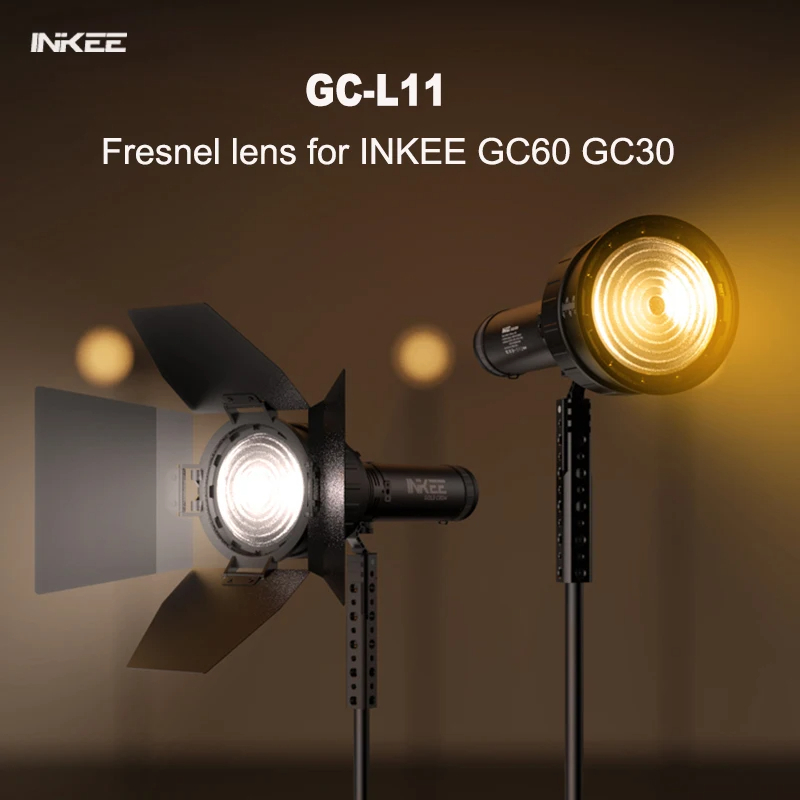 Inkee GC-L11 เลนส ์ Fresnel 15-45 องศามุมโฟกัสสําหรับ GC60 GC30 สตูดิโอ ...