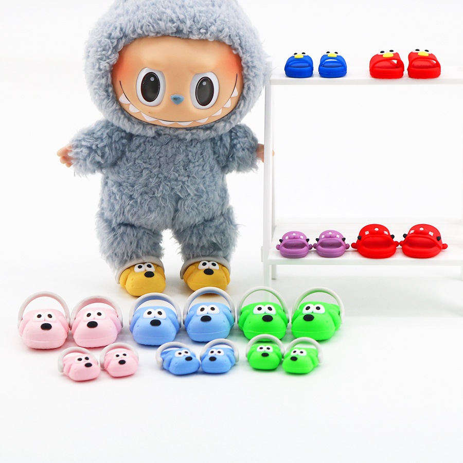 Labubu Labbubu พร ้ อมส ่ ง + เงินสดในการจัดส ่ ง Labbububu Set, รองเท ...
