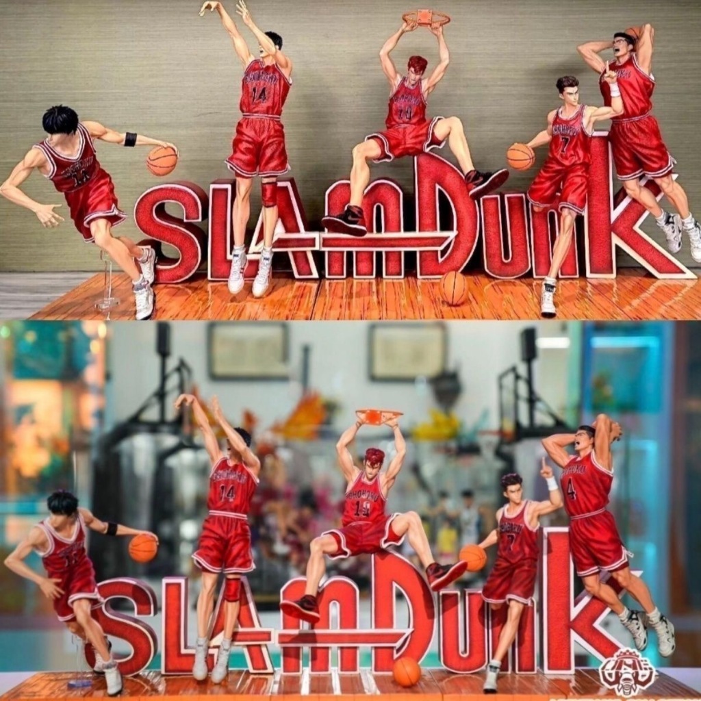 โมเดลฟิกเกอร์ Slam Dunk Sakuragi Hanamichi Takenori Akagi Kaede Rukawa Hisashi Mitsui Ryota ...