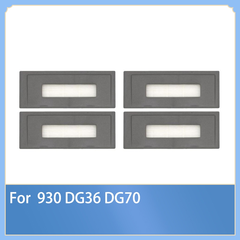 เปลี่ยนชิ้นส่วนตัวกรอง HEPA ล้างทําความสะอาดได้สําหรับ Ecovacs Deebot ozmo 930 DG36 DG70 หุ่น ...