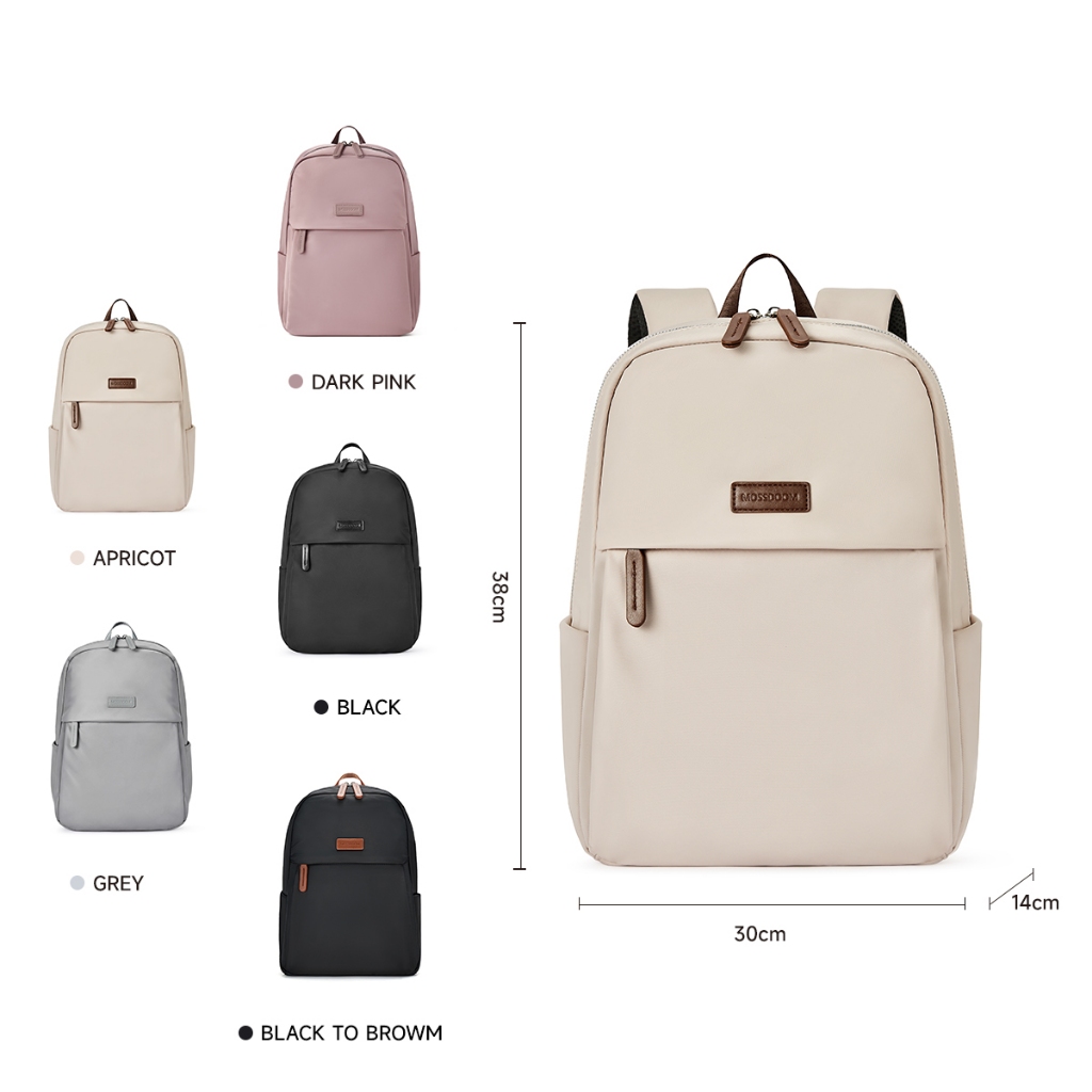 MOSSDOOM Goofy Backpack กระเป๋าเป้สะพายหลังผู้หญิงแฟนชั่น ขนาด14-15 ...