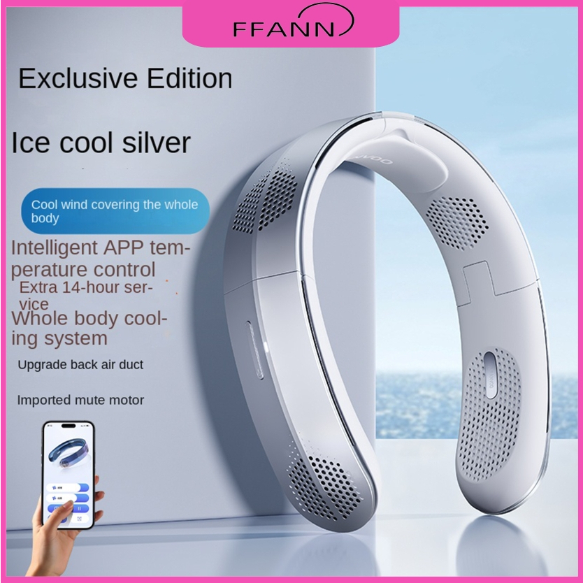 Ranvoo fan-02 พัดลมแขวนคอ USB พัดลมเครื ่ องปรับอากาศขนาดเล ็ กแบบพกพา ...