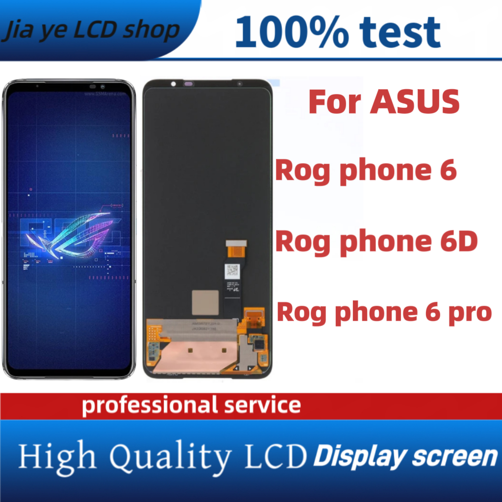 Original AMOLED LCD สําหรับ Asus ROG โทรศัพท ์ 6D ROG 6 ROG โทรศัพท ์ 6 pro จอแสดงผล LCD หน ้ า ...