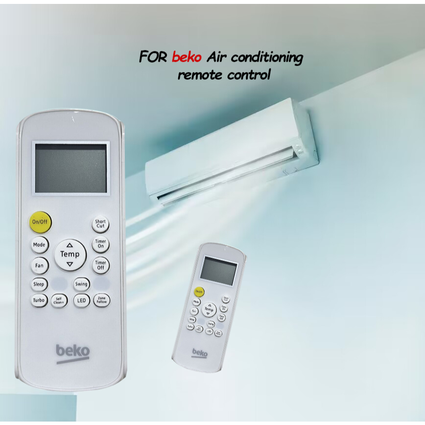 remote รีโมทแอร์ beko ของแท้ 100% ฟังก์ชั่นการทำความเย็นและความร้อน ...