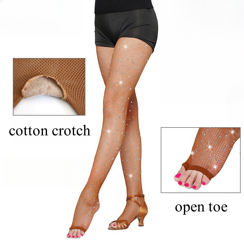 Plus ขนาดเพชร Fishnet Pantyhose ผู้หญิง Professional ละติน Tights เซ็ก ...