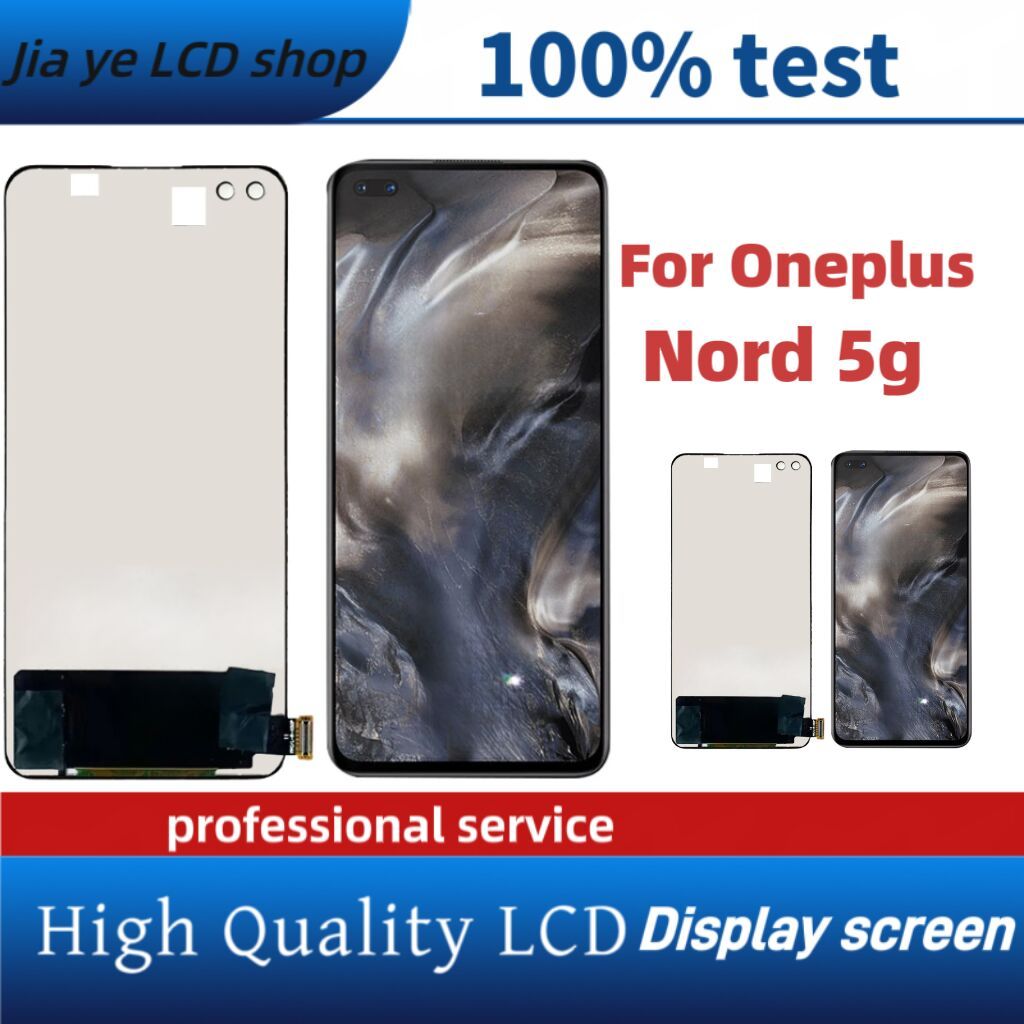 AC2001 AC2003 สําหรับ OnePlus Nord 5G จอแสดงผลหน้าจอสัมผัสแผง Digitizer ...