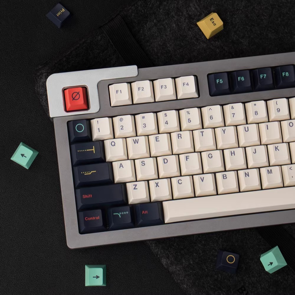 Gmk Metropolis PBT Keycap 129 คีย์โปรไฟล์เชอร์รี่ DYE-SUB ส่วนบุคคล ...