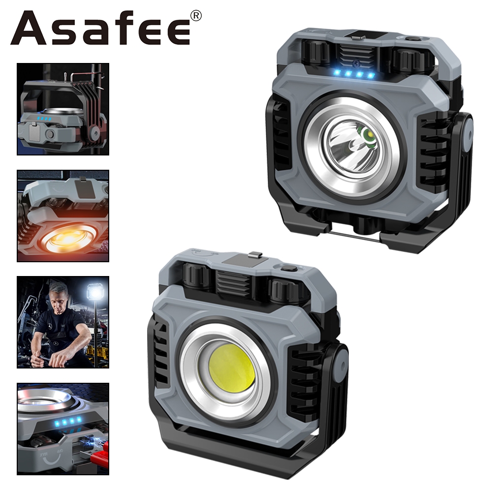 Asafee KXK-786 1500LM COB Floodlight ABS+TPR Camping light ไฟทํางาน ...