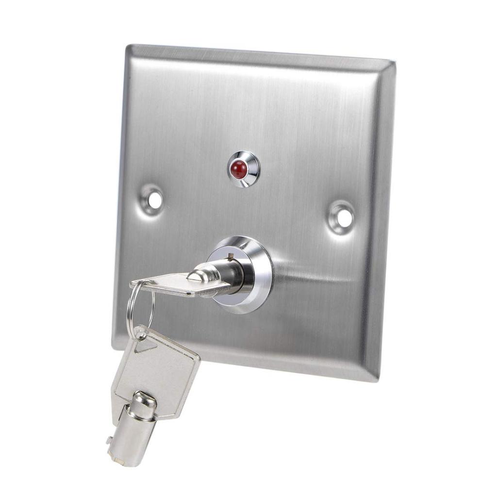 สวิตช ์ กุญแจ On/Off Exit Switches Emergency Door Release SPST Control ...