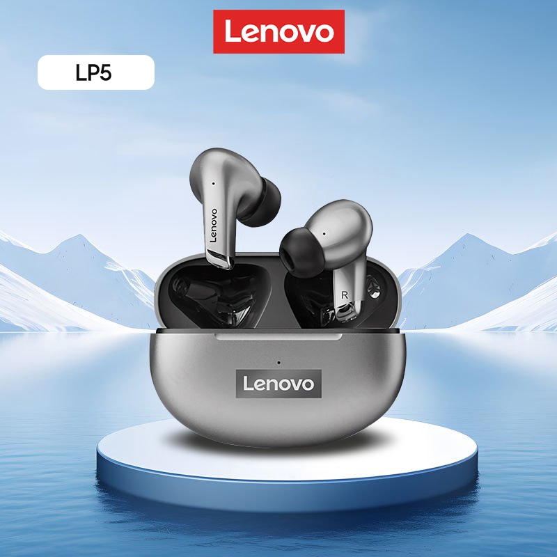 Lenovo LP5 หูฟังบลูทูธ หูฟังไร้สาย HiFi พร้อมไมโครโฟน 9D สเตอริโอไร้สาย ...