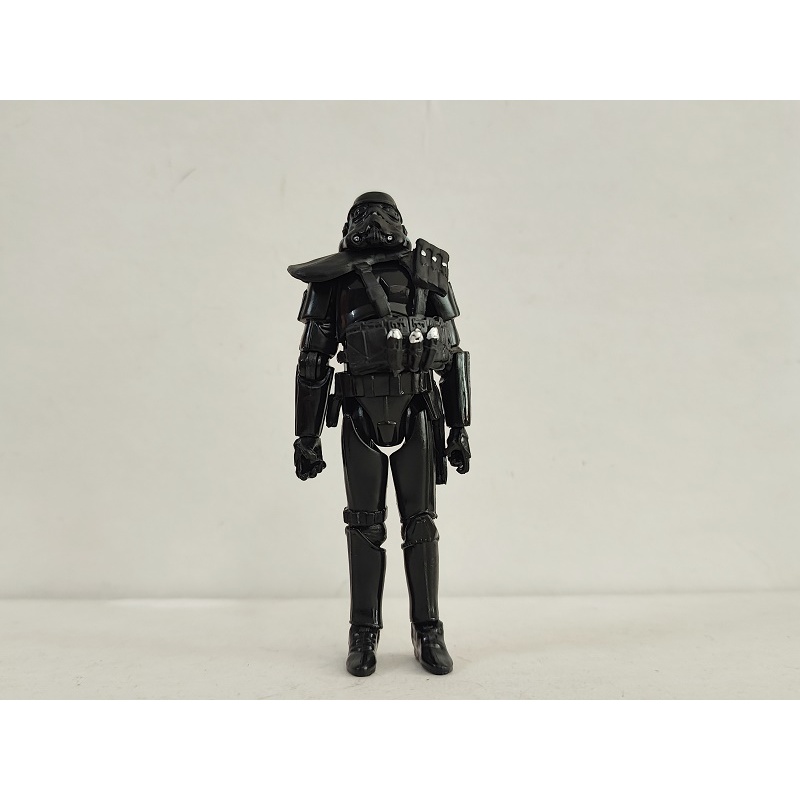 3.75" Star Wars Shadow Stormtrooper Black Trooper Commander PVC Action ...